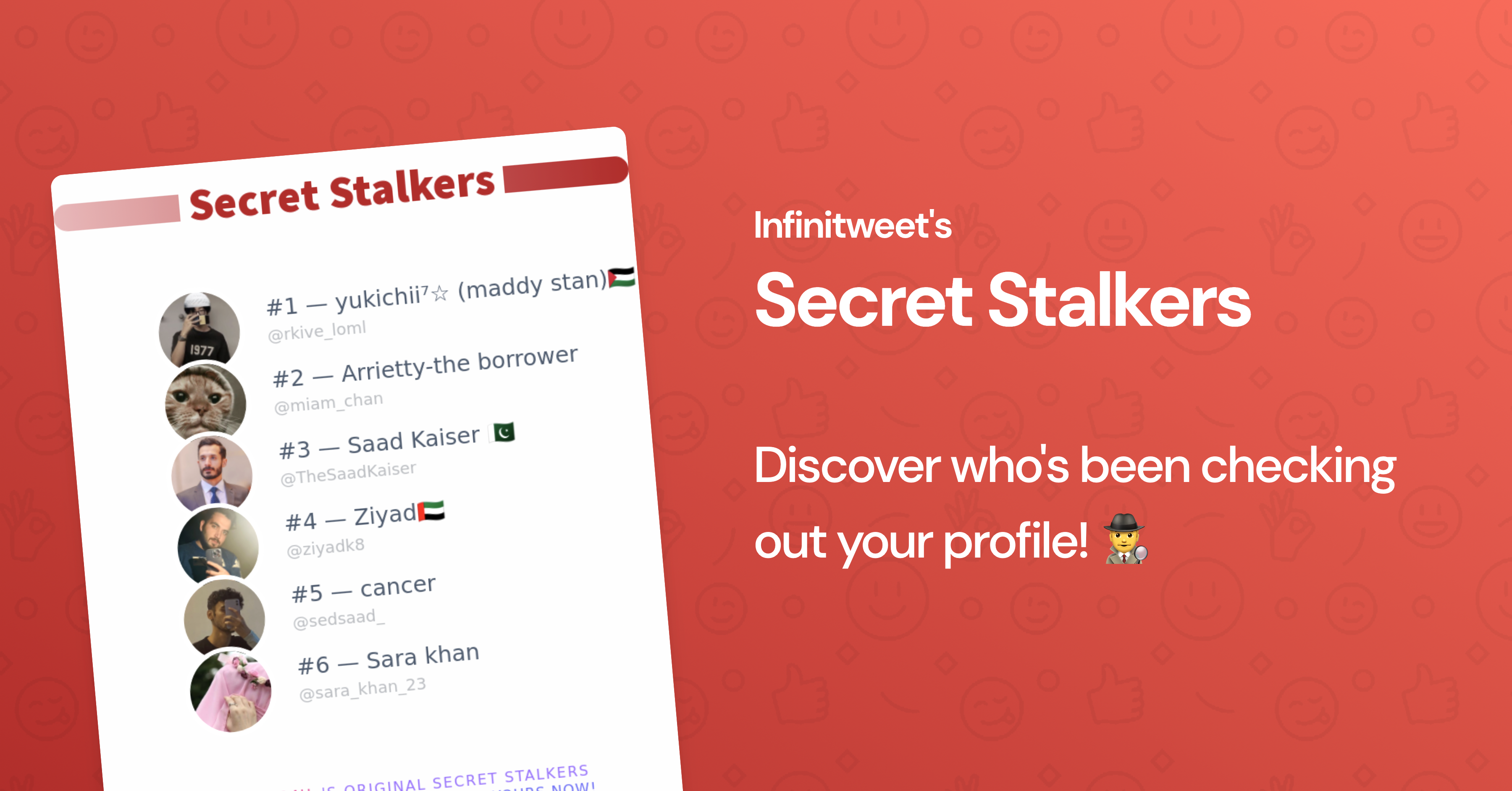 Secret Stalkers • Infinitweet
